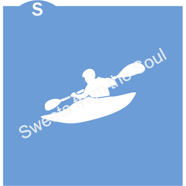 Kayak Stencil – Sweets from the Soul